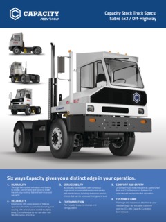 Terminal Tractors Capacity Trucks Specifications CraneMarket