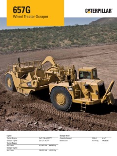 Earthmoving Equipment Caterpillar (CAT) 657G Specifications Machine.Market