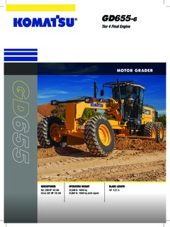 Motor Graders Komatsu Specifications Machine.Market