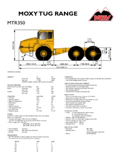 SPMT ( Self-Propelled Modular Transporter) & Carts Moxy MTR350 ...